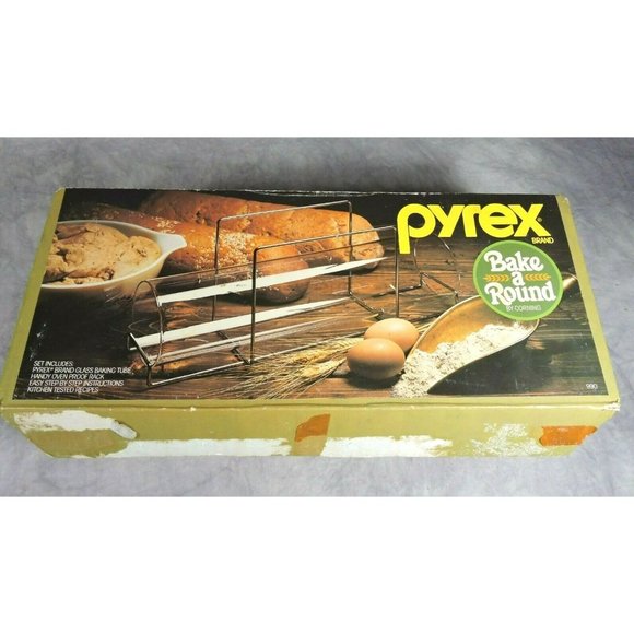Pyrex | Kitchen | Pyrex Bake A Round By Corning Vintage Woriginal Box ...